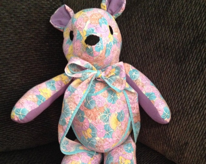 Memory Teddy Bear Keepsakes Made From Clothes of a Loved One - Etsy