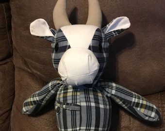 Memory Cow Keepsakes Made From Clothing, Blankets, Vintage and More - Etsy