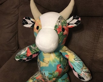 Memory Cow Keepsakes Made From Clothing, Blankets, Vintage and More - Etsy
