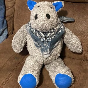 Memory Hippo Keepsake Made From Clothing of a Loved One - Etsy