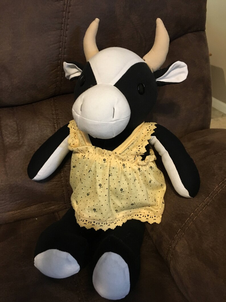 Memory Cow Keepsakes made from clothing blankets vintage and | Etsy