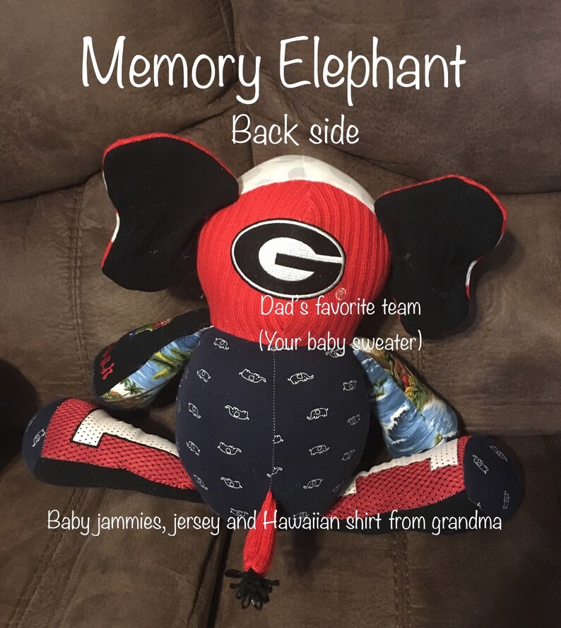 Baby Gift Memory Animals Keepsakes Made From Grandma's or Grandpa's ...