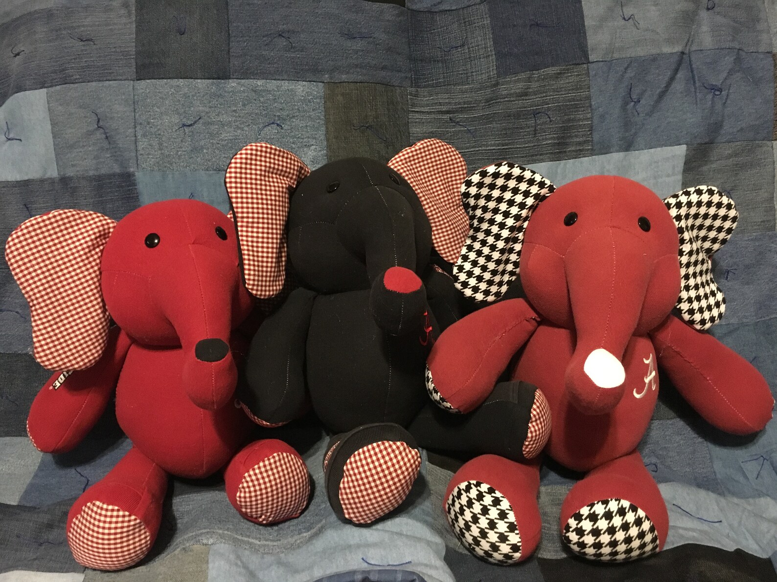 Memory Elephant and Blanket Keepsakes Made From Clothing - Etsy