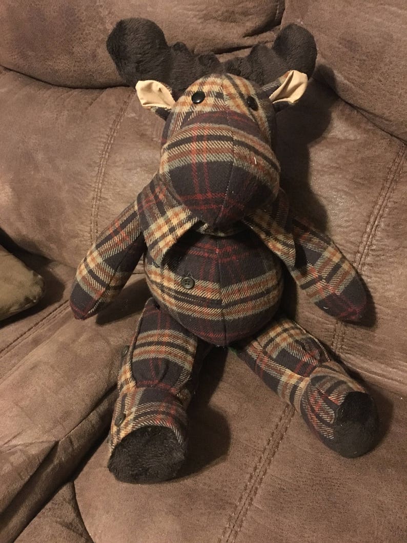 3-7 Memory Moose Keepsakes Made From Clothing Blankets - Etsy