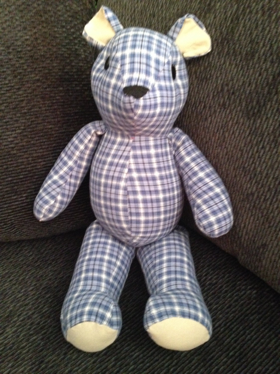 Memory Teddy Bear Keepsakes Made From Clothes of a Loved One - Etsy