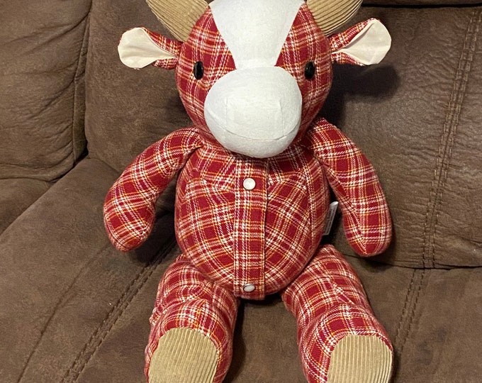 Memory Cow Keepsakes Made From Clothing, Blankets, Vintage and More - Etsy