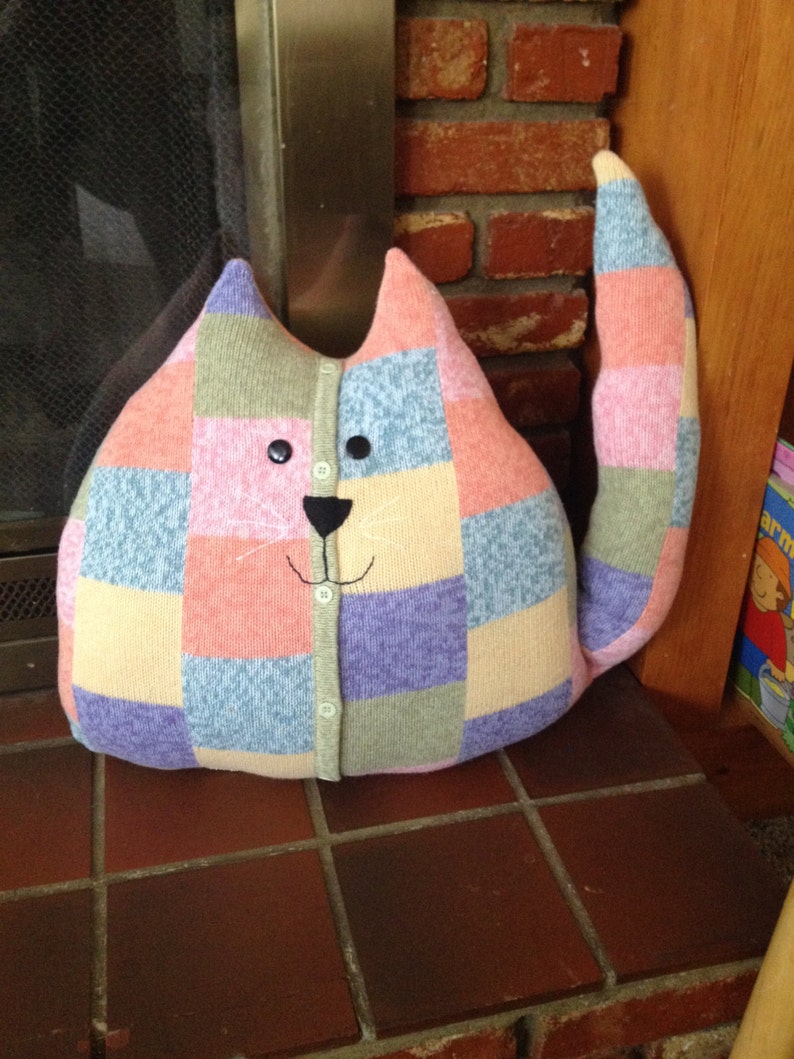 Memory Cat Pillow Keepsakes Made From Your Clothing - Etsy