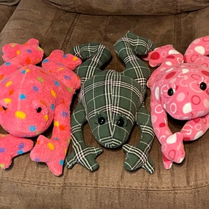 Octopus, Fish and Frogs Memory Keepsake - Made From Your Clothing - Etsy