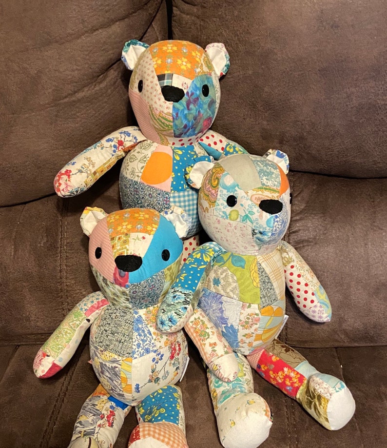 Memory Teddy Bear Keepsakes Made From Clothes of a Loved One - Etsy