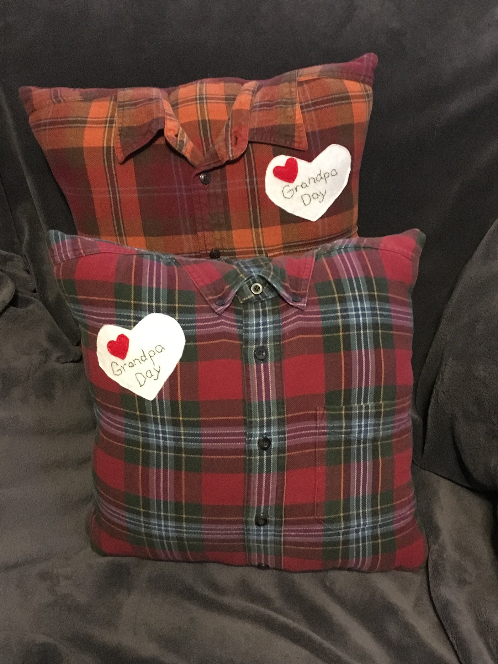 Personal Memory Pillow Made From Dad's or Grandpa's - Etsy