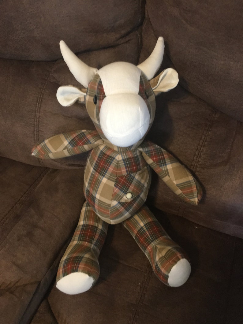 8-10 Memory Cow Keepsakes Made From Clothing Blankets | Etsy