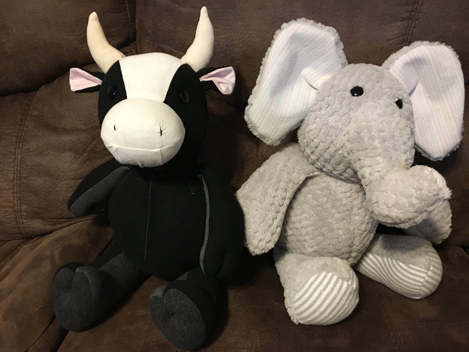 8-10 Memory Cow Keepsakes made from clothing blankets | Etsy