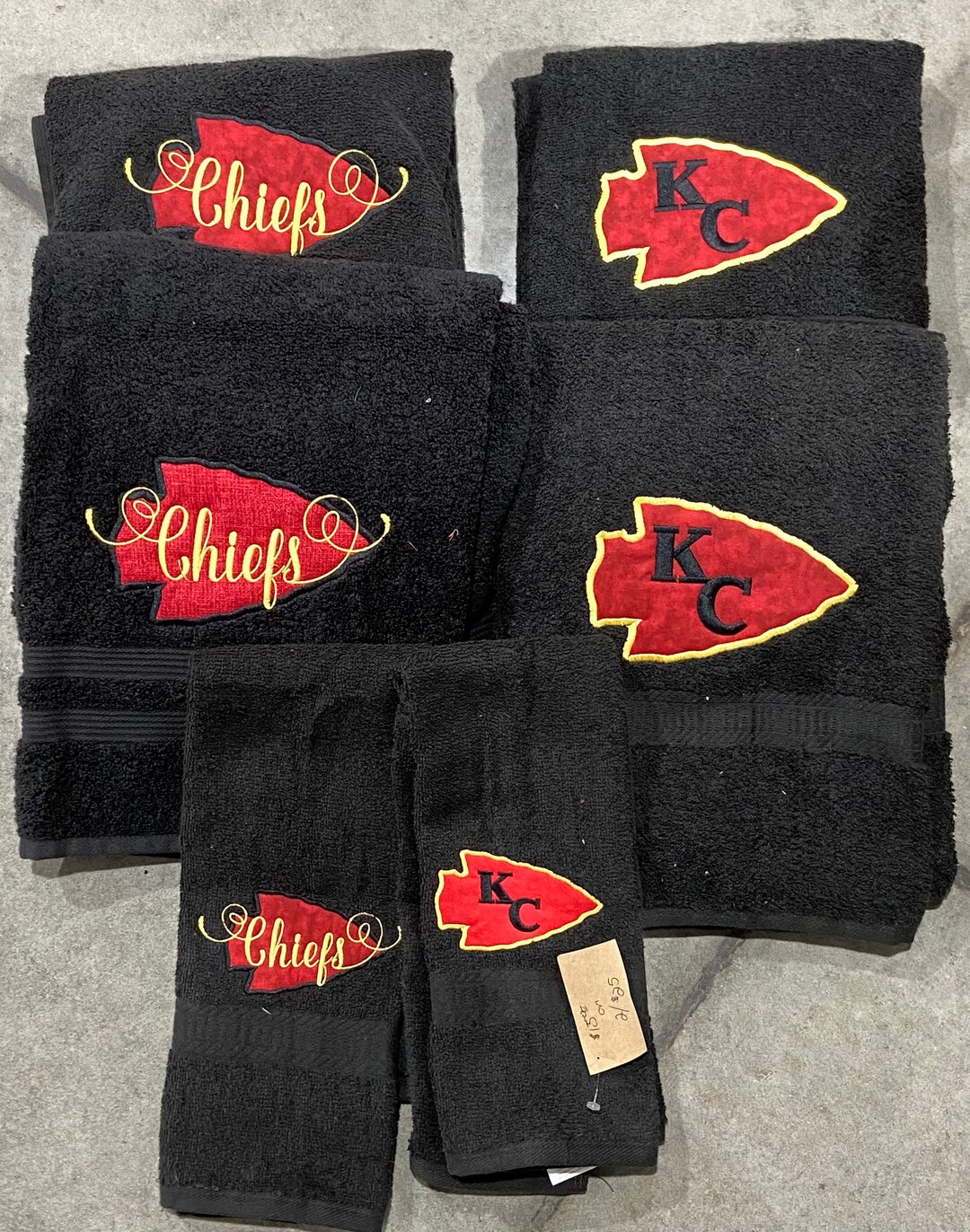 KC Kansas City Chiefs Towels and More - Etsy