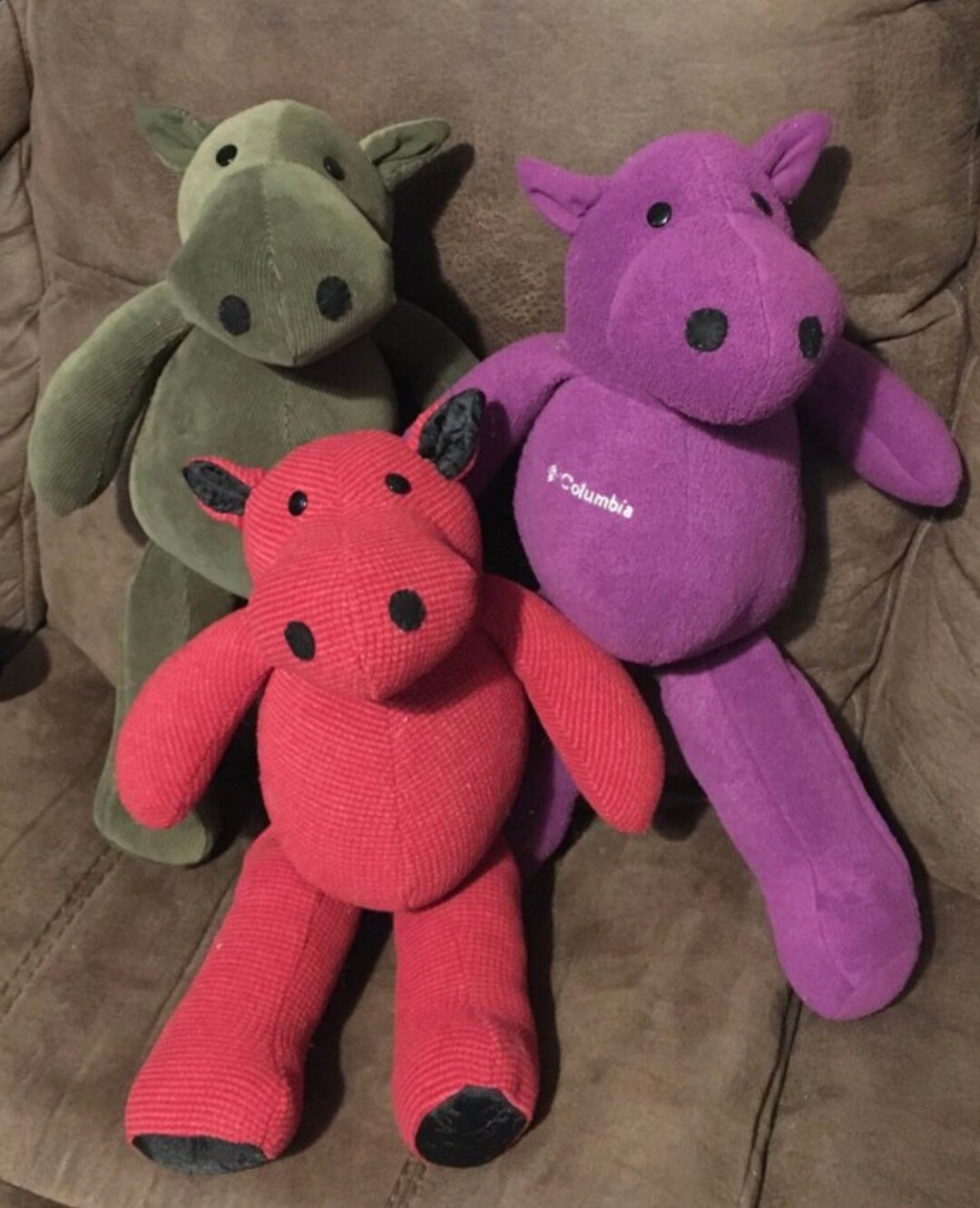 Memory Hippo Keepsake Made From Clothing of a Loved One - Etsy