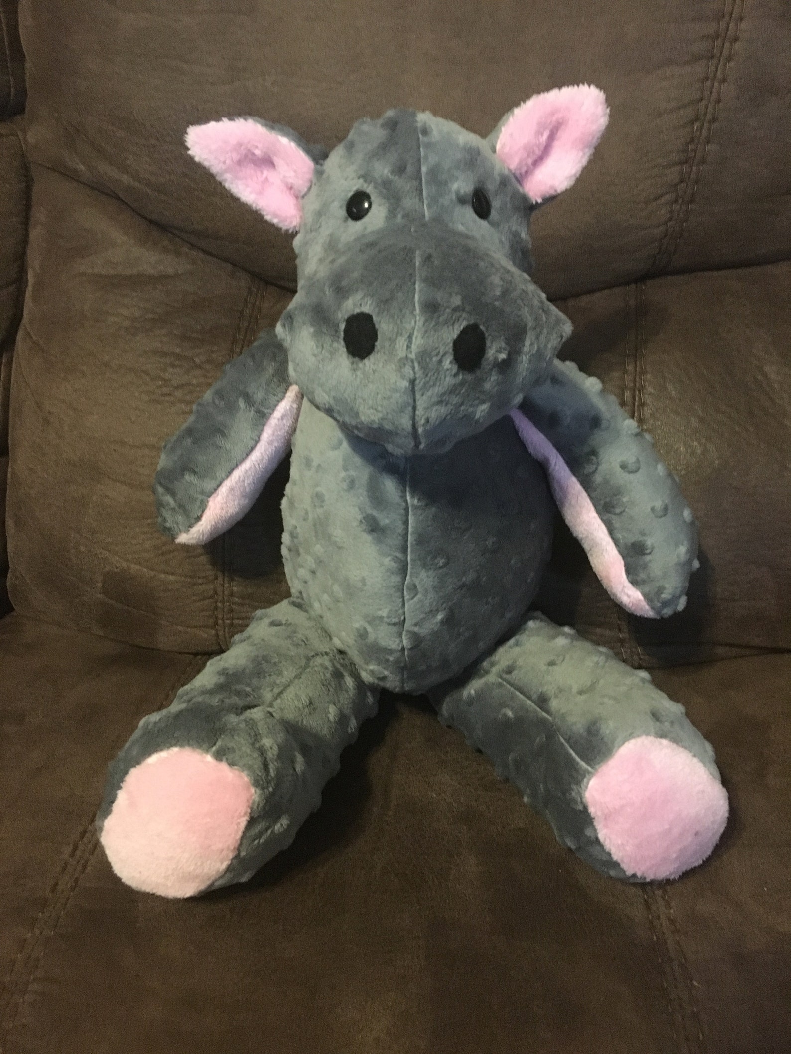 Memory Hippo Keepsake made from clothing of a loved one | Etsy