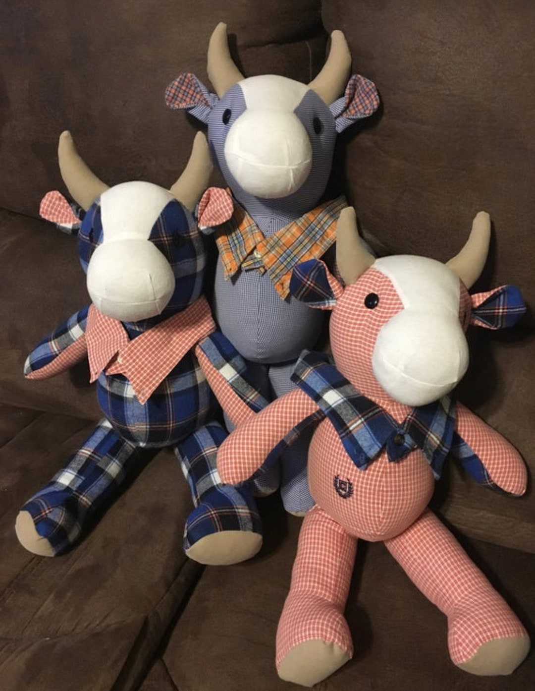 Memory Cow Keepsakes Made From Clothing, Blankets, Vintage and More - Etsy