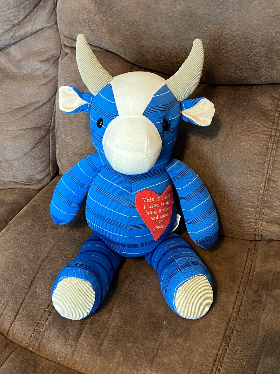 Memory Cow Keepsakes Made From Clothing, Blankets, Vintage and More - Etsy