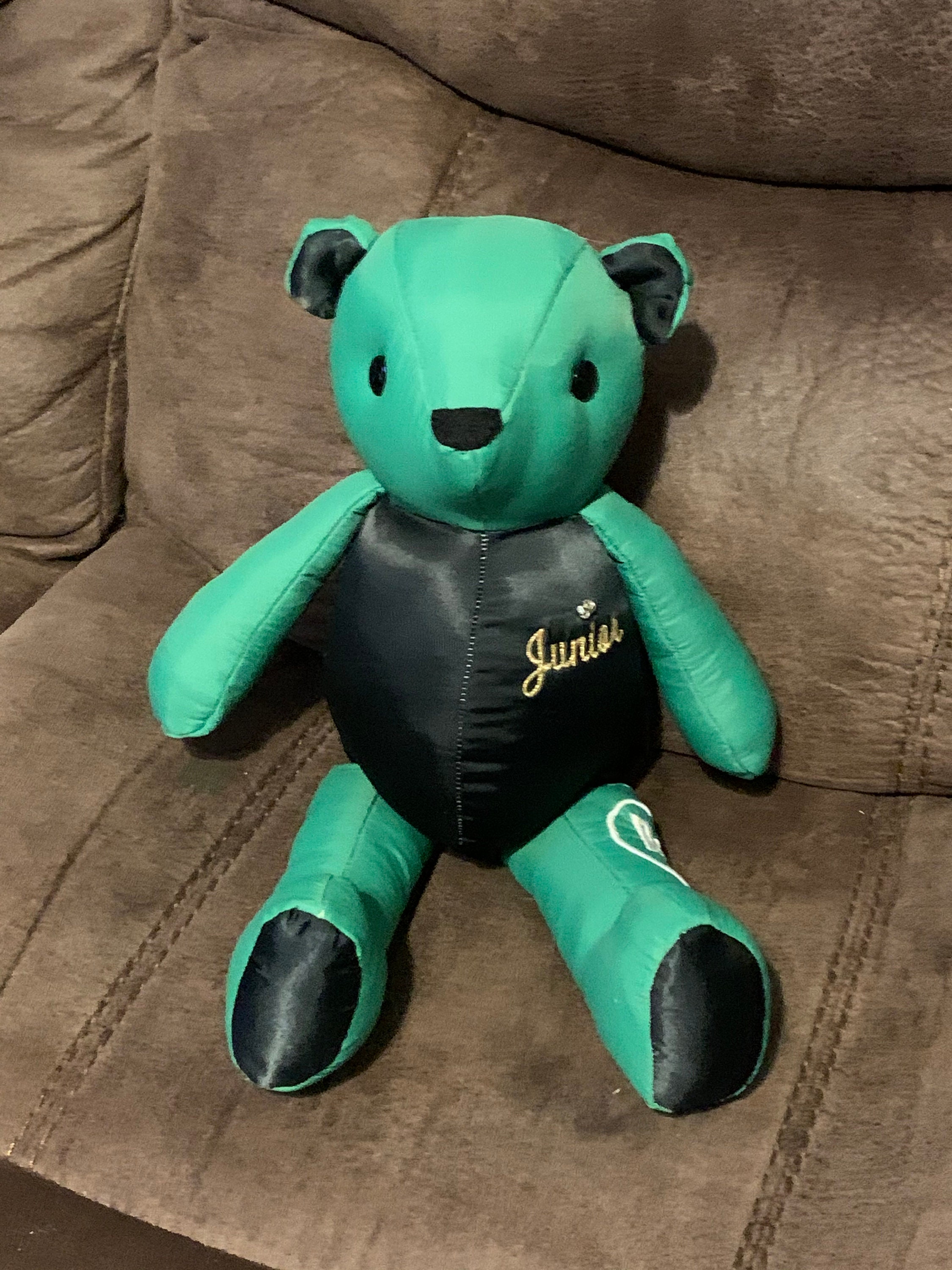 Memory Teddy Bear Keepsakes made from clothes of a loved one | Etsy