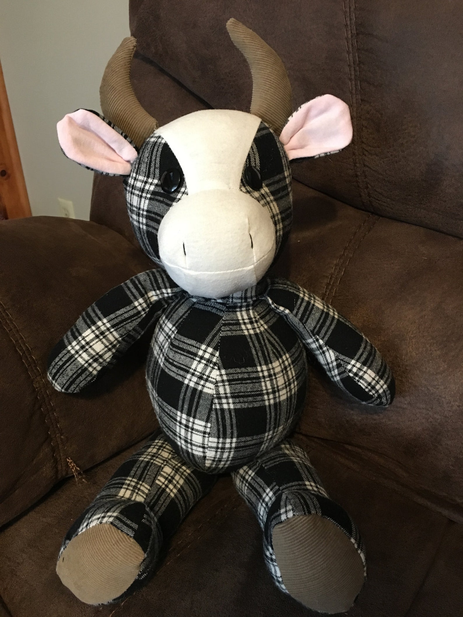 Memory Cow Keepsakes Made From Clothing, Blankets, Vintage and More - Etsy