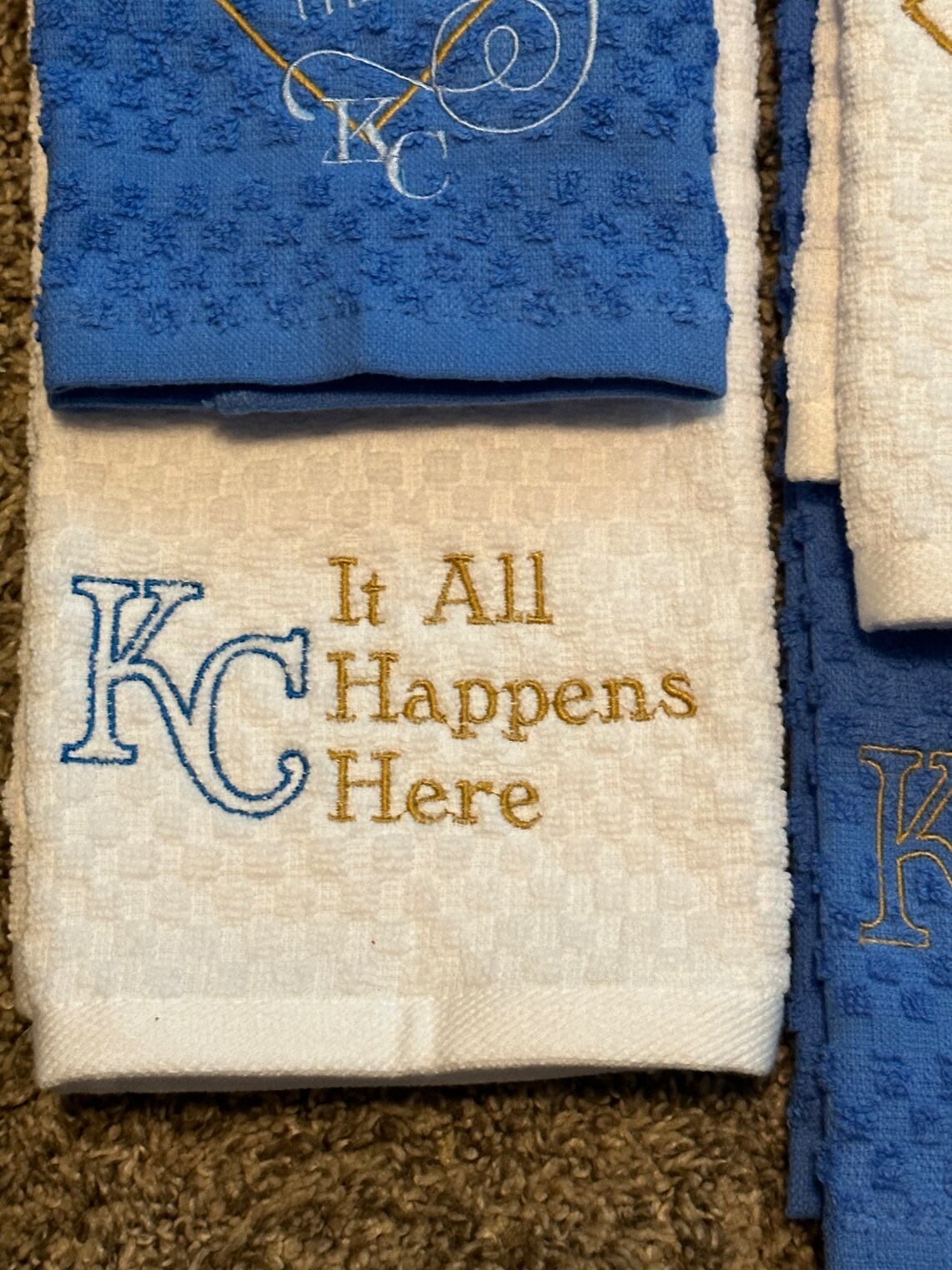 KC Kansas City Royals Kitchen Towels - Etsy