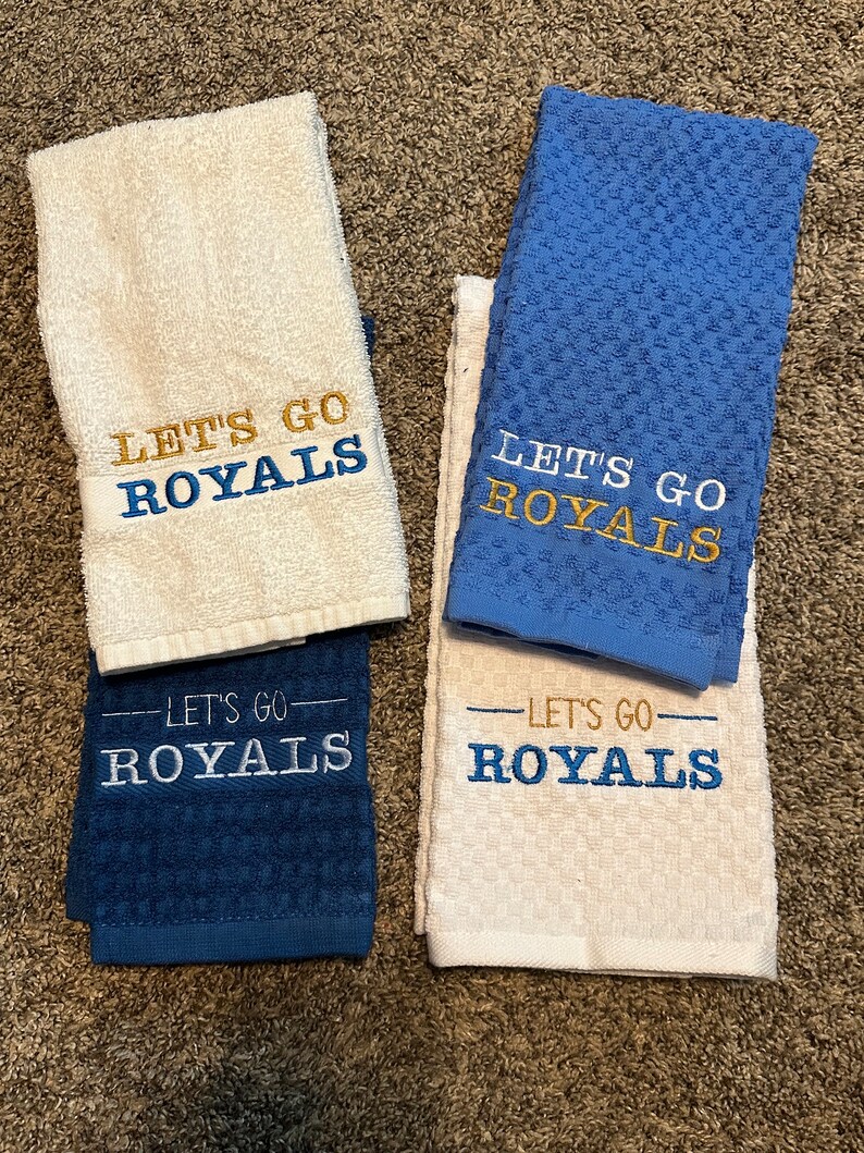 KC Kansas City Royals Kitchen Towels - Etsy