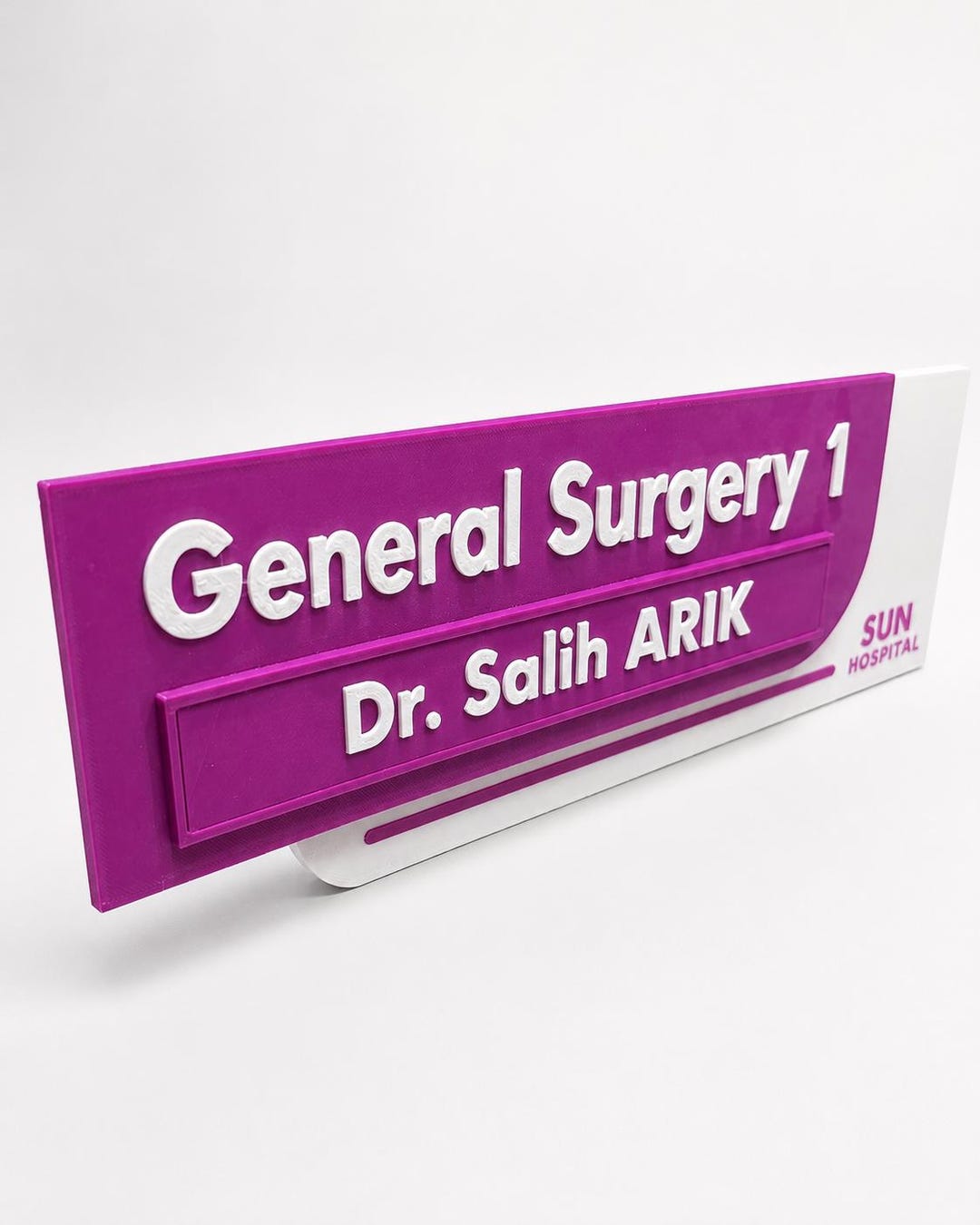 Custom 3D Hospital Door Sign, Personalized Doctor Name Plate, Medical ...