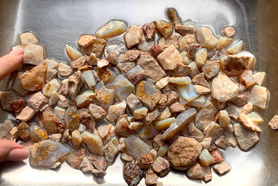 Parcel of Natural Australian Lambina Potch and Colour Rough Raw Opal ...