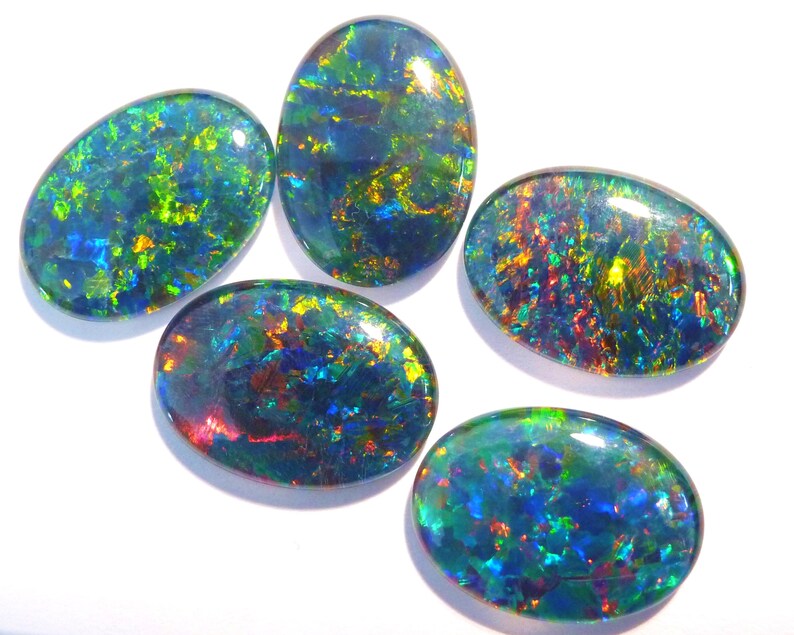 Pretty Natural Australian Opal Triplets 18x13mm A Grade 2637 - Etsy