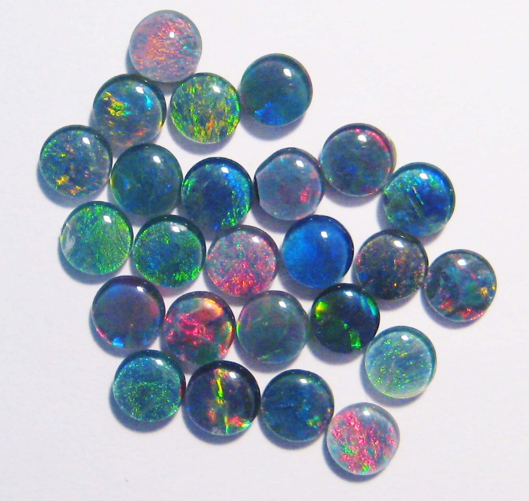 Natural Australian Opal Triplets 5mm Rounds Parcel of 25 - Etsy