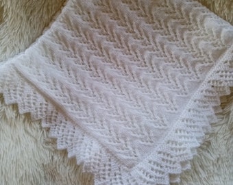 Baby Shawl Knitting Pattern - Etsy