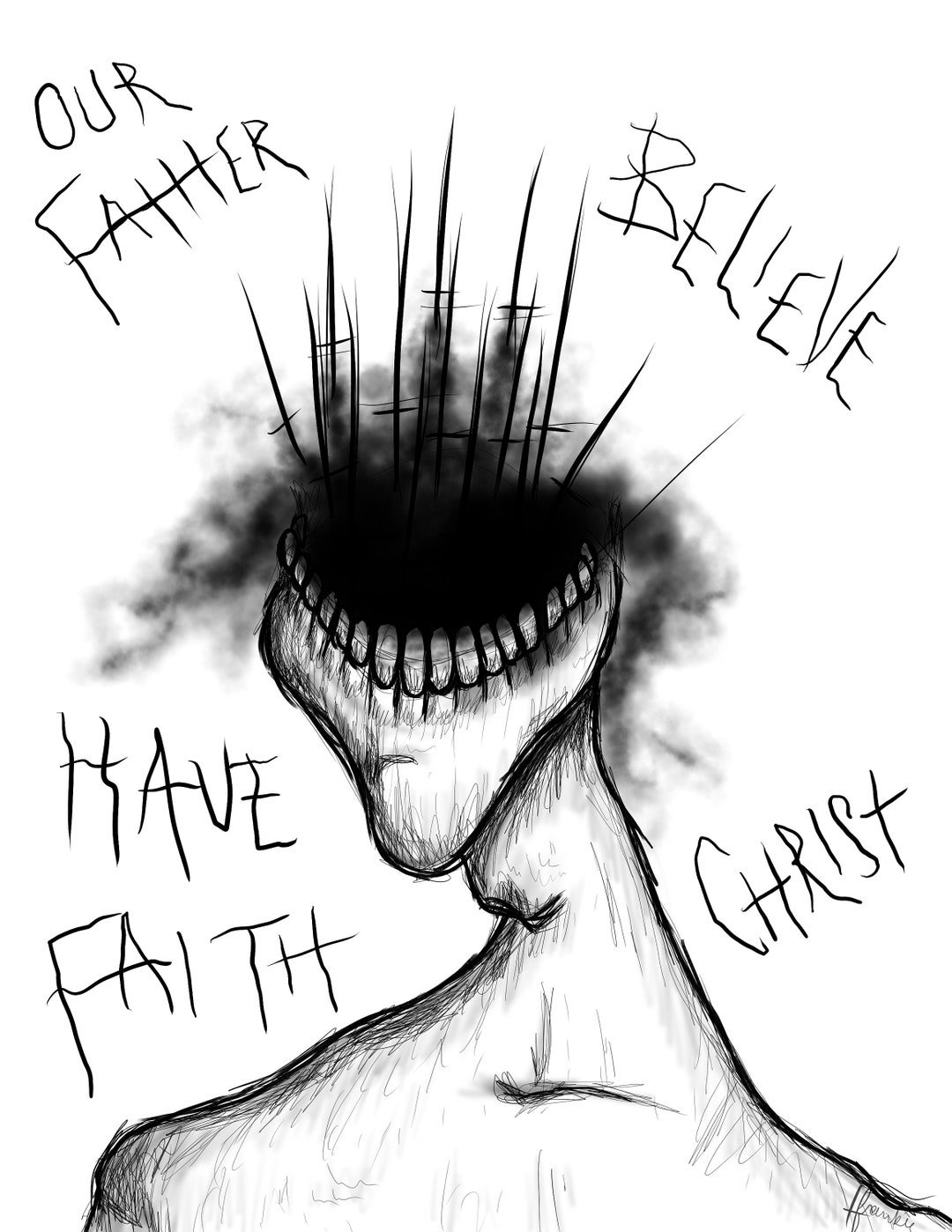 Our Father Original Art Print - Etsy