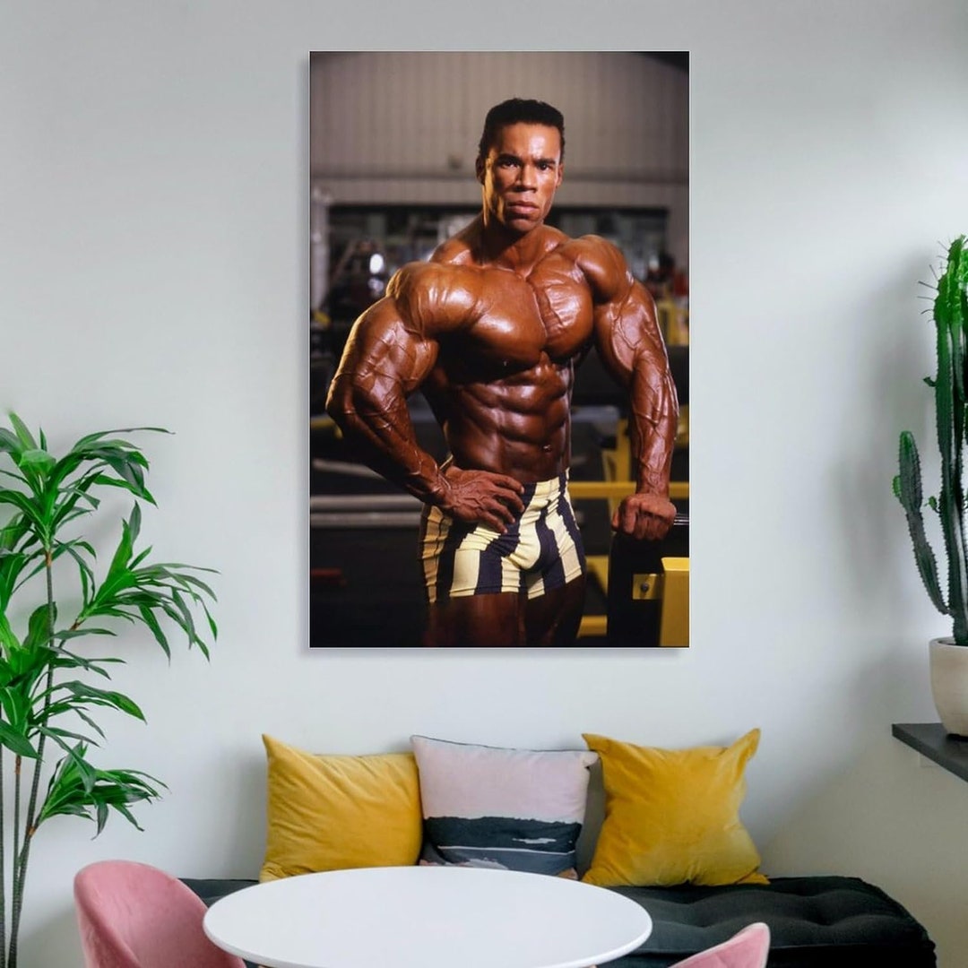 Bodybuilder Poster Kevin Levrone Vintage Muscle Poster Gym Poster ...