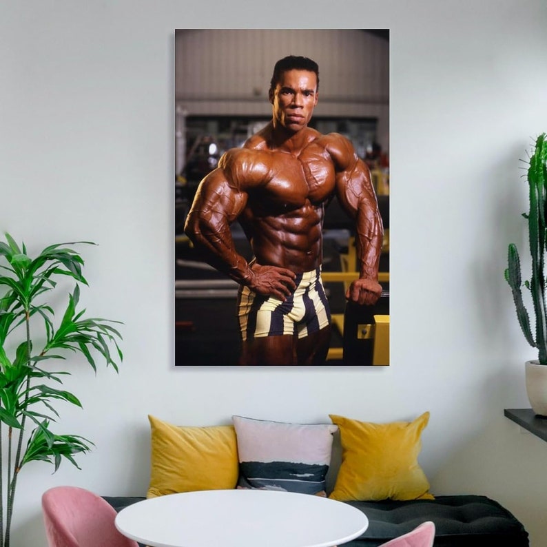 Bodybuilder Poster Kevin Levrone Vintage Muscle Poster Gym Poster ...