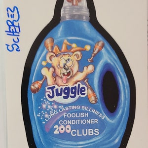 Wacky Packages Original Art Painting Juggle Snuggle Parody Painting ...