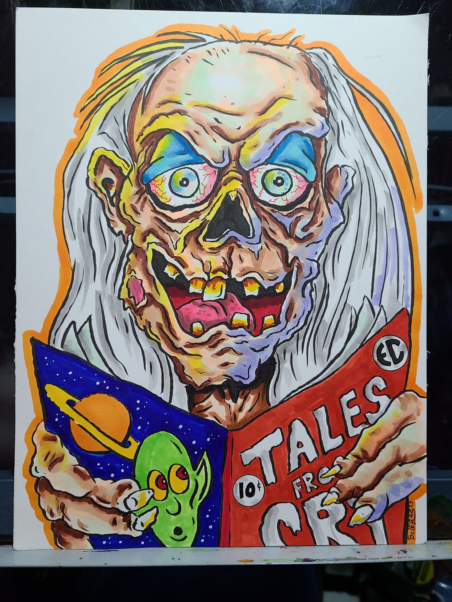 Tales From The Crypt Keeper Drawing