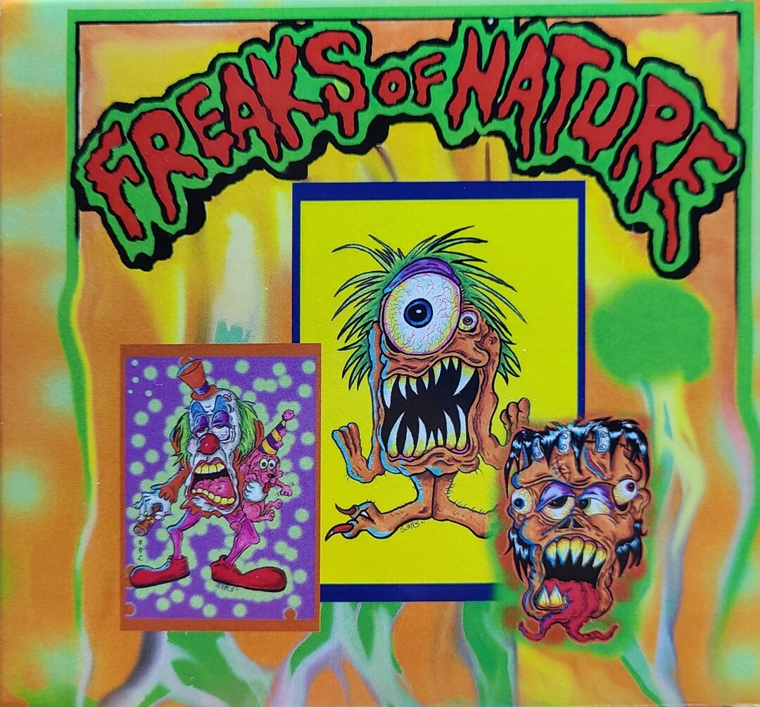 Freaks of Nature Card Set Weird Gross Freakshow Limited Foil and Sketch ...