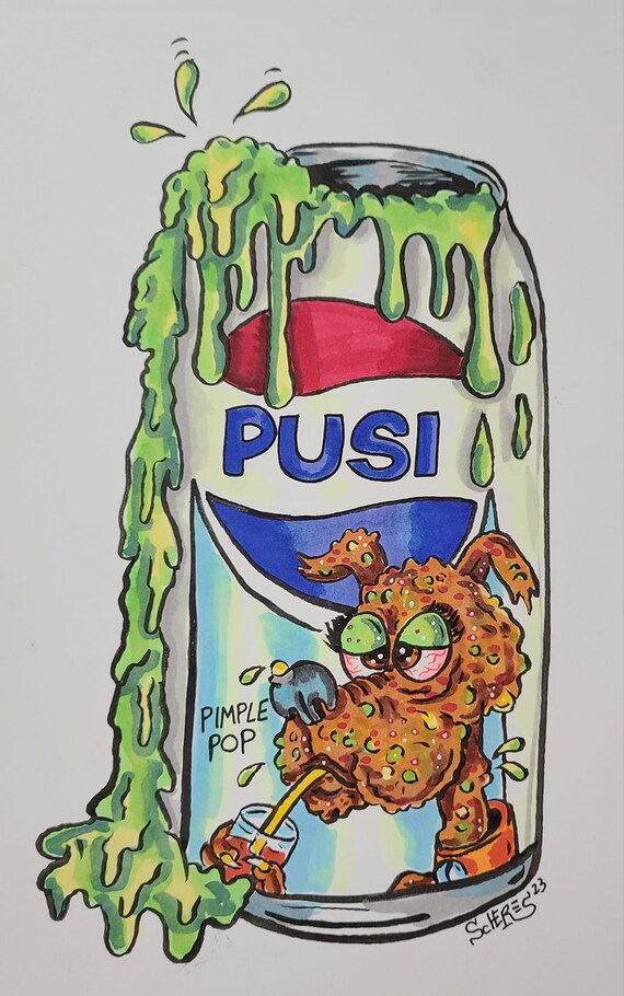 Soda Can Drawing Pepsi