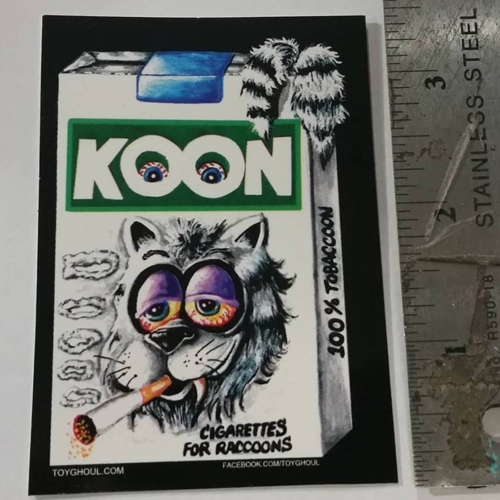 Koon Cigarettes Screen Printed Vinyl Sticker Product Parody Kool ...