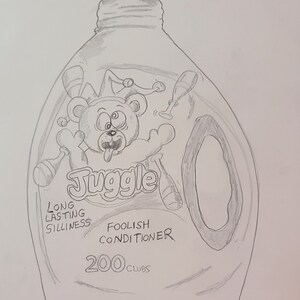 Wacky Packages Original Art Painting Juggle Snuggle Parody Painting ...