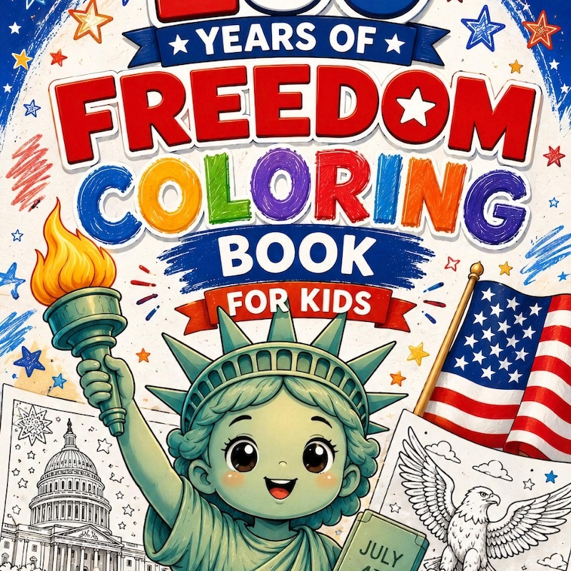 Coloring Books America 250 - Etsy