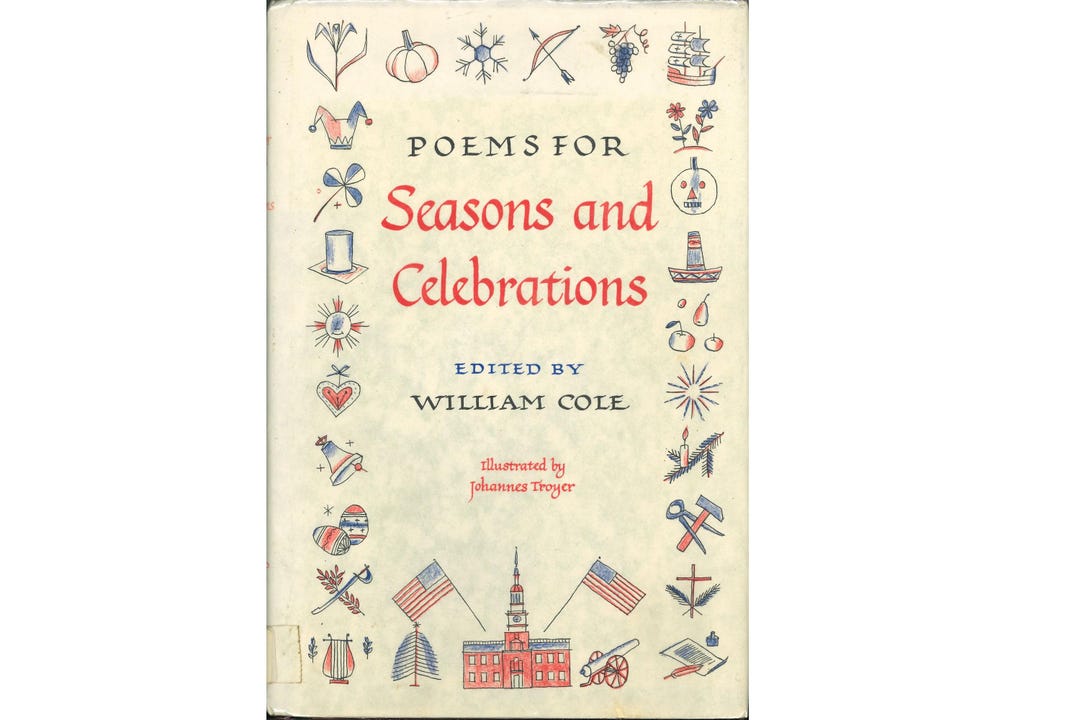Vintage Childrens Holiday Poetry Book Poems for Seasons and ...