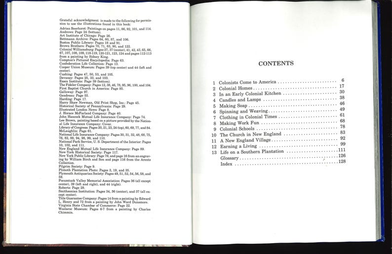 Vintage Childrens Early American History British Colonists Nonfiction ...