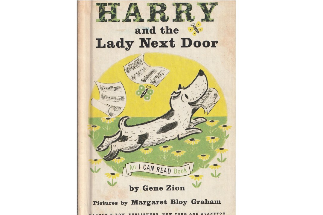 Vintage Childrens Picture Book Harry and the Lady Next Door, Gene Zion ...