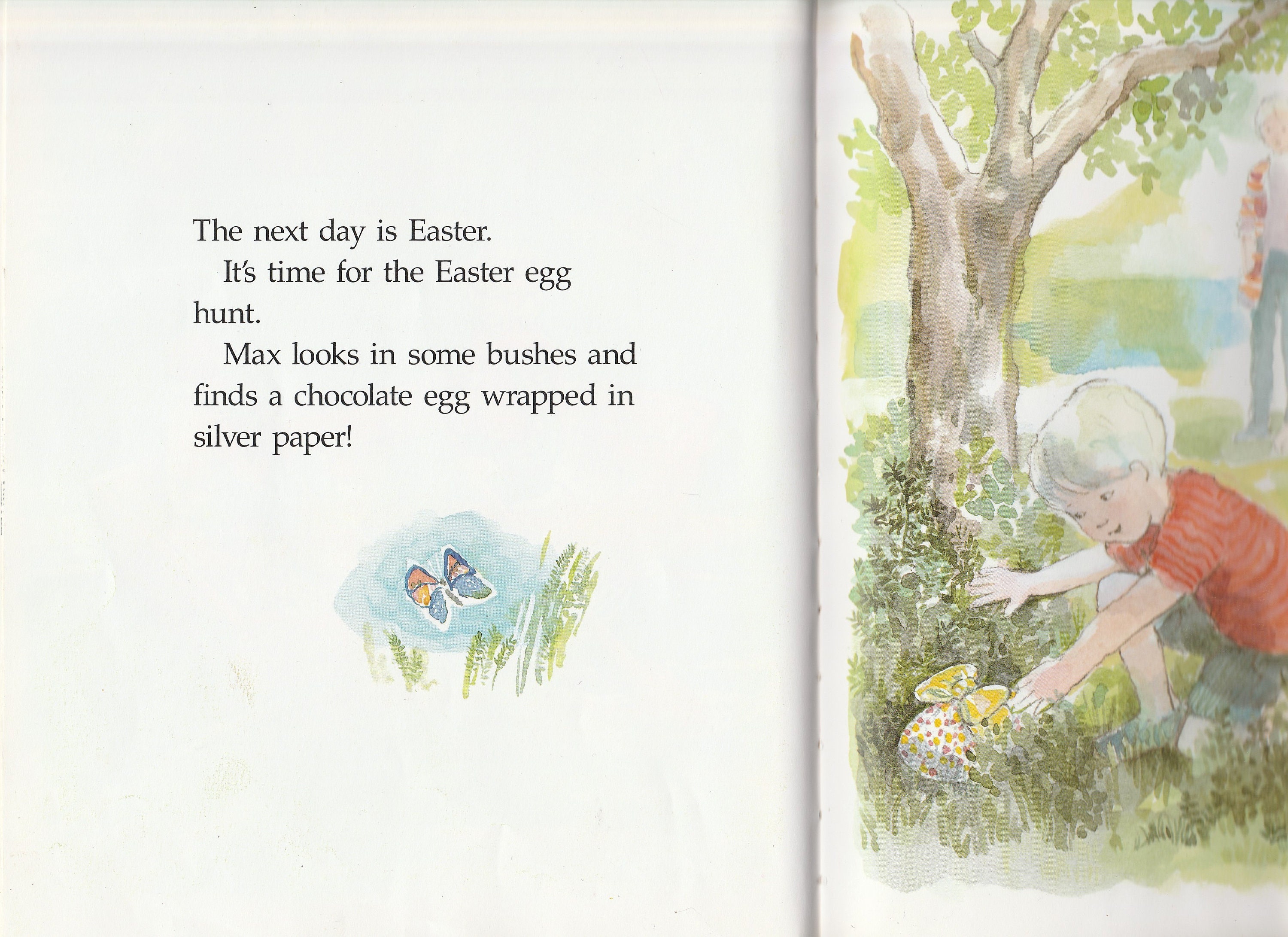 Vintage Childrens Candy Bunny Egg Hunt Picture Book Easter Surprise ...