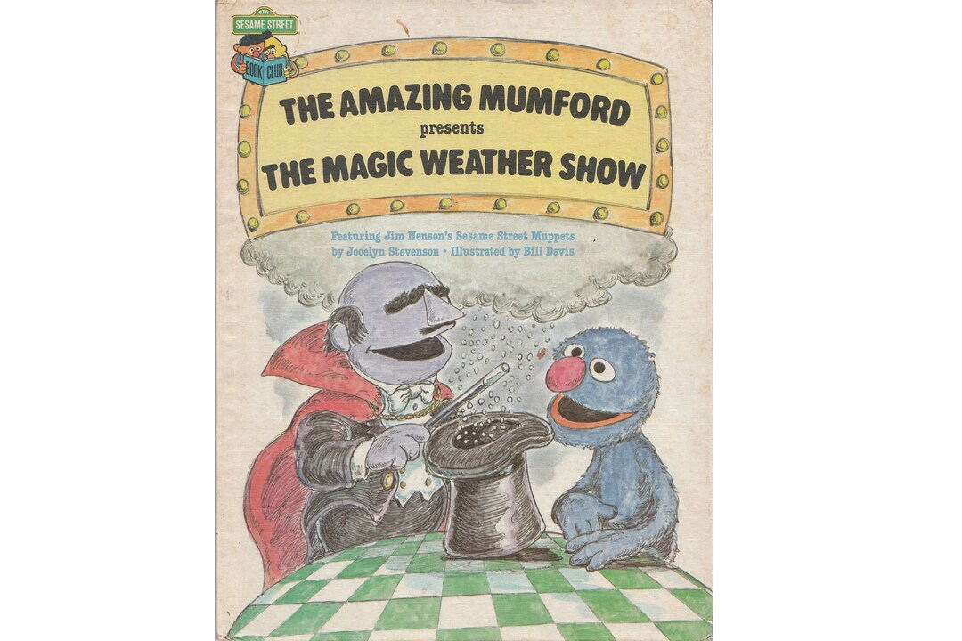 Vintage Sesame Street Childrens Picture Book the Amazing Mumford ...