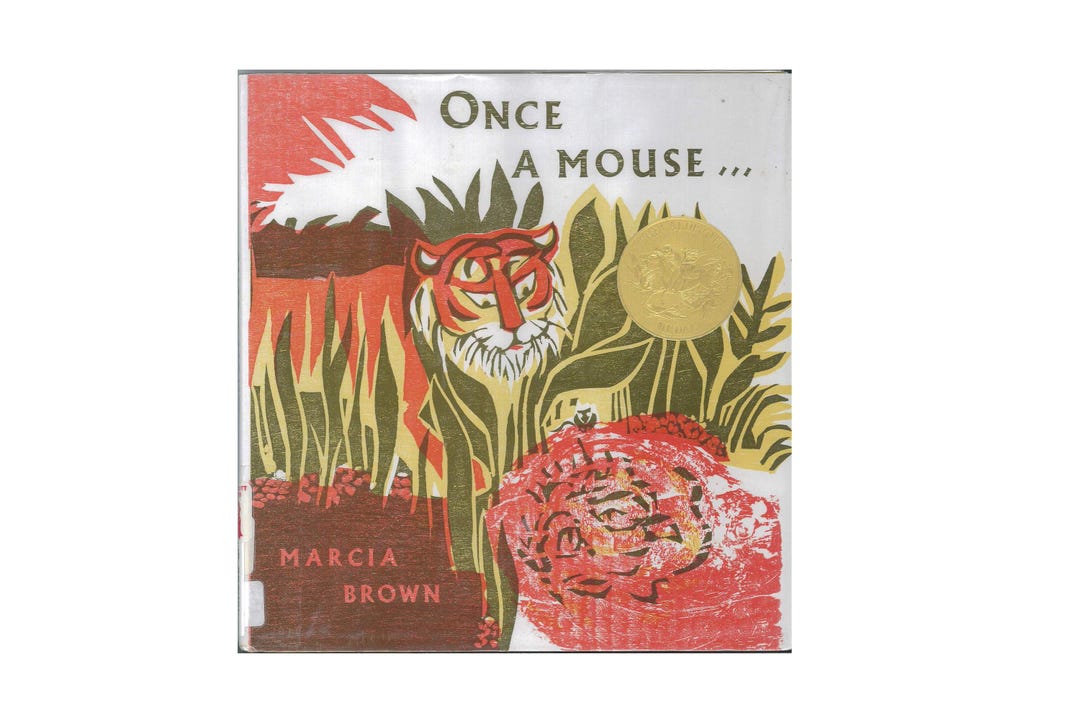 Vintage Caldecott Medal Childrens Indian Folk Tale Book Once A Mouse ...