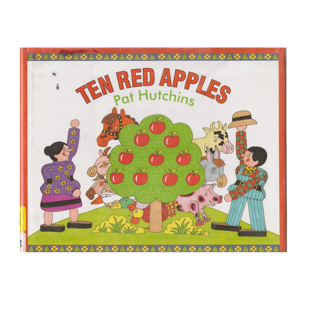 Vintage Preschool Childrens Counting Rhyme Book Ten Red Apples, Pat ...