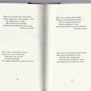 Vintage Childrens Poetry Book Lots of Limericks, Myra Cohn Livingston ...