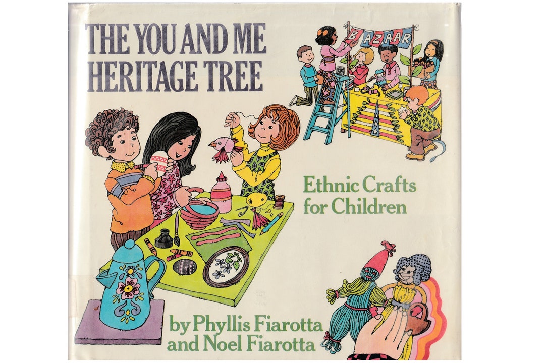 Vintage Multicultural Kids Craft Book the You and Me Heritage Tree ...