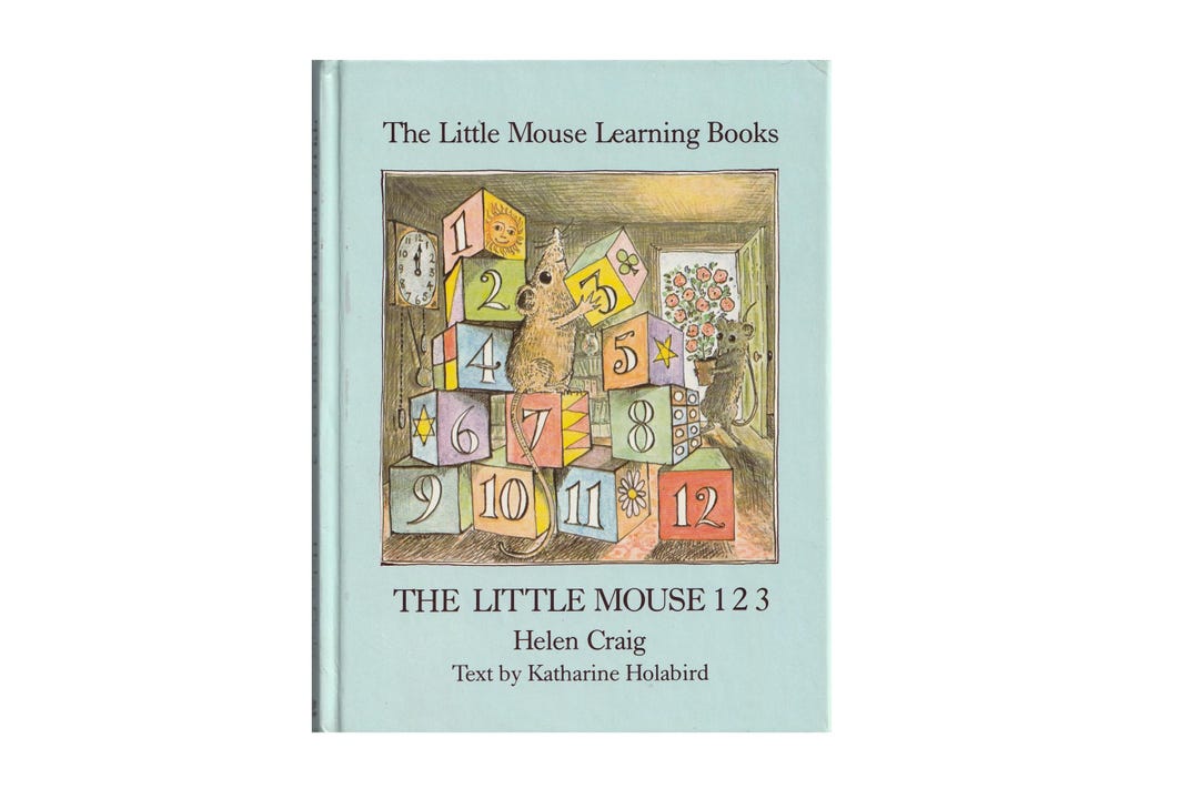 Vintage Little Mouse Learning Books Preschool Childrens Counting ...